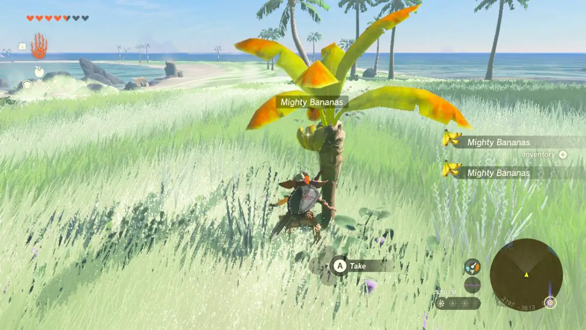 How to get Mighty Bananas in Tears of the Kingdom