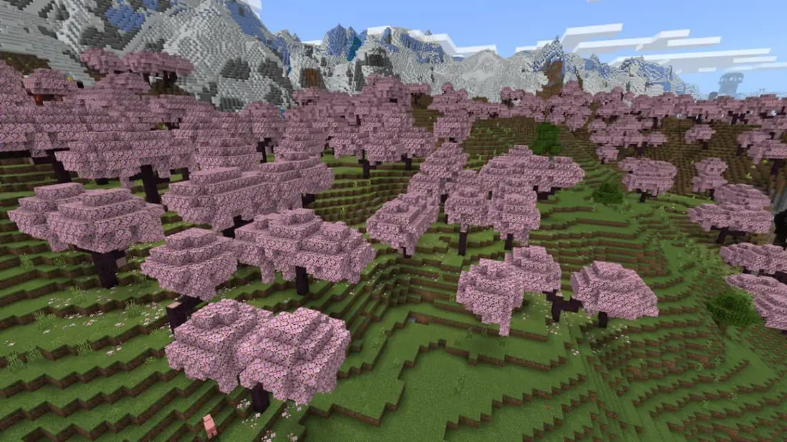 How to get Cherry Saplings in Minecraft Trails and Tales - Game Sandwich