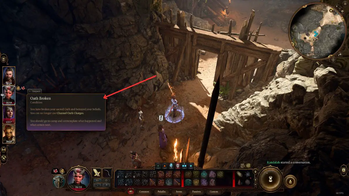 Baldur's Gate 3: How to become an Oathbreaker Paladin - Game Sandwich