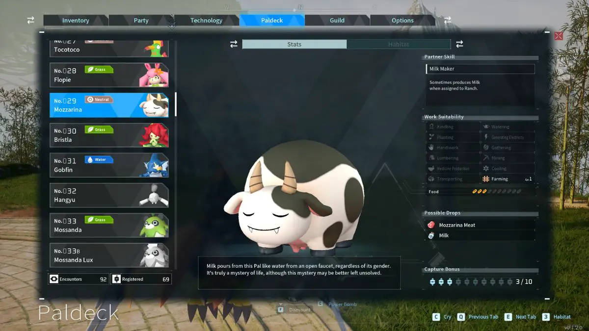 Palworld Mozzarina Location - How to get milk in Palworld - Game Sandwich