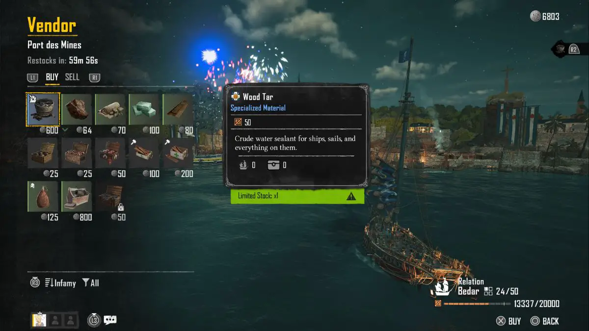 How to get Wood Tar in Skull and Bones - Best way to farm Wood Tar ...