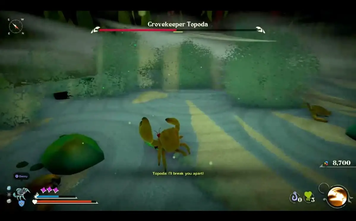 Another Crabs Treasure: How to Find and Beat Grovekeeper Topoda - Game ...