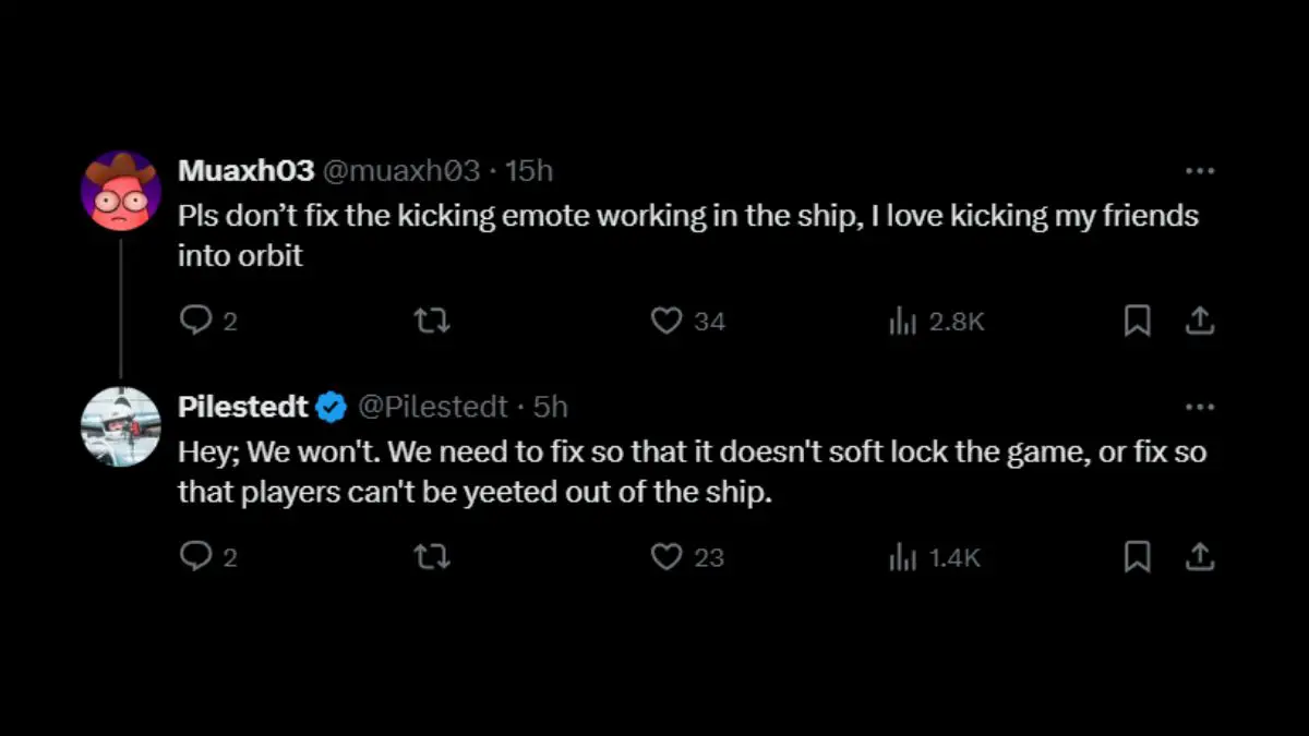 Helldivers 2 Devs Won't Stop the Kick Emote From Working on the Ship ...