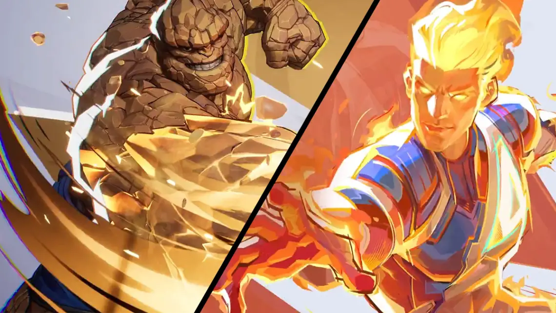 Marvel Rivals Human Torch and The Thing Gameplay Revealed - Game Sandwich