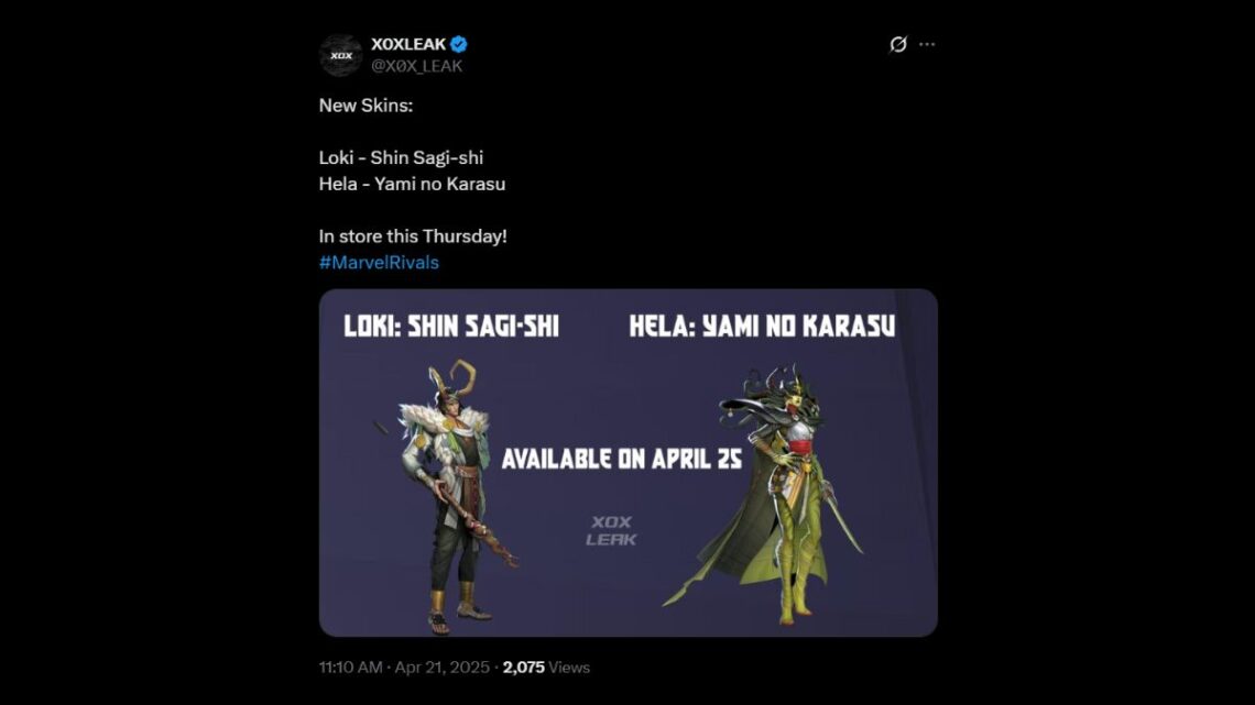 Marvel Rivals Leak Confirms New Skins For Loki and Hela - Game Sandwich