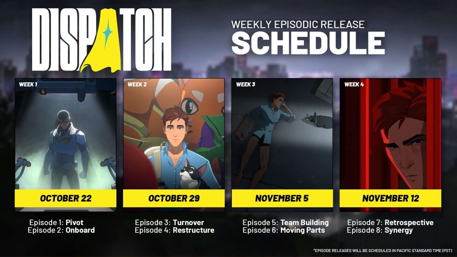 Dispatch Episodic Launch Begins in October, New Releases Coming ...